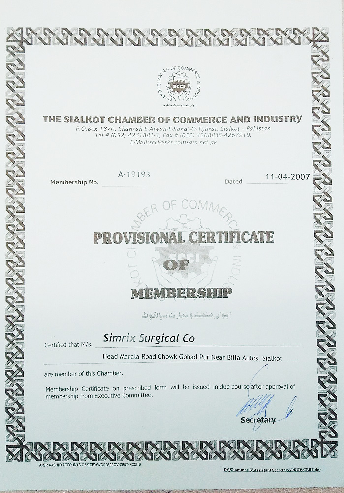 5 Trusted Certificates | ISO & CE Certified – Simrix